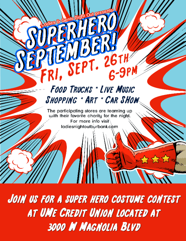 Superhero September Revs Up Magnolia Park Ladies Night Out - myBurbank