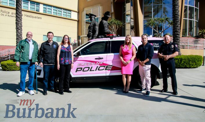 Pink Police Cruiser Unveiled for Breast Cancer Awareness - myBurbank
