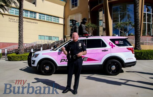 Pink Police Cruiser Unveiled for Breast Cancer Awareness - myBurbank
