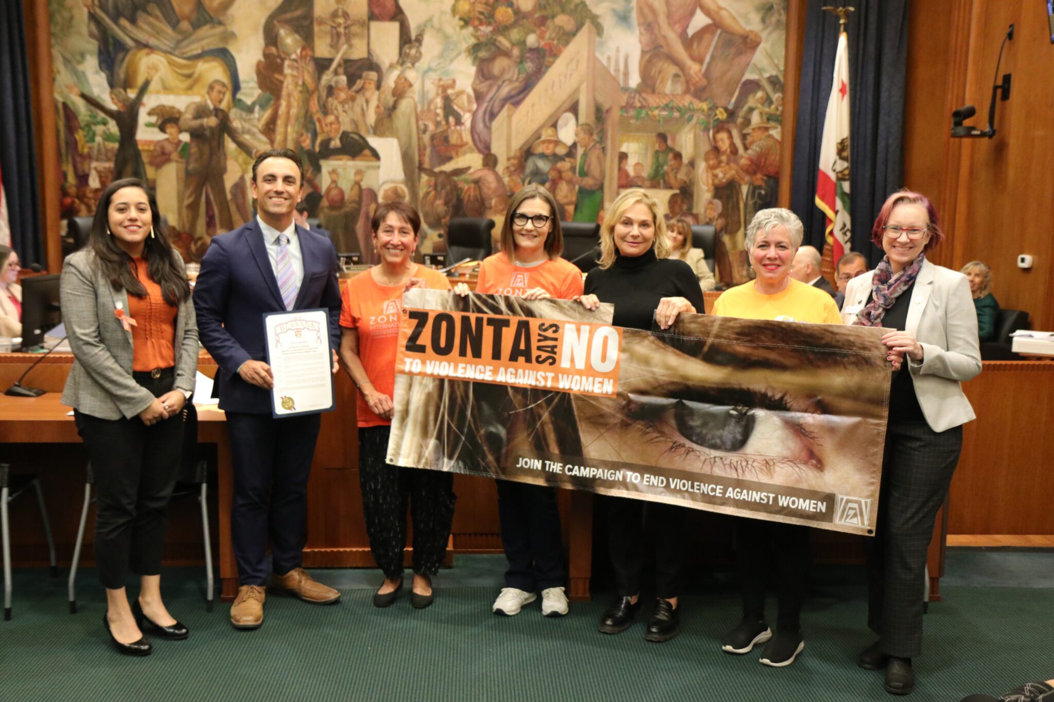 Burbank Rallies Against Gender-Based Violence - myBurbank