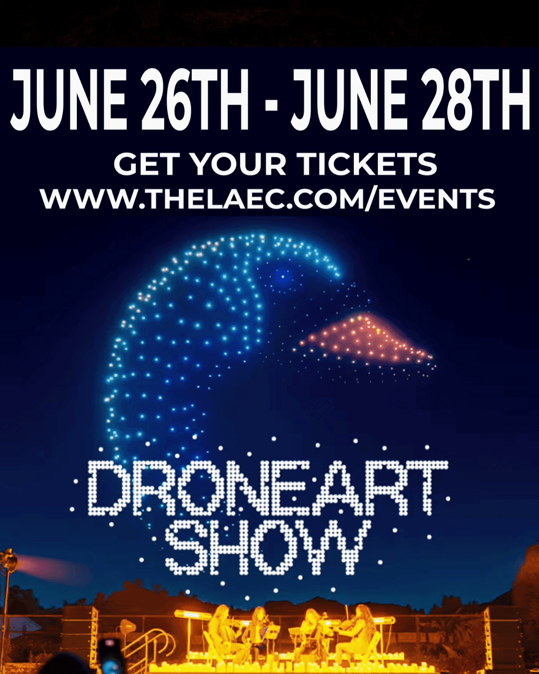 DroneArt Show Set to Light Up the Sky at LA Equestrian Center - myBurbank