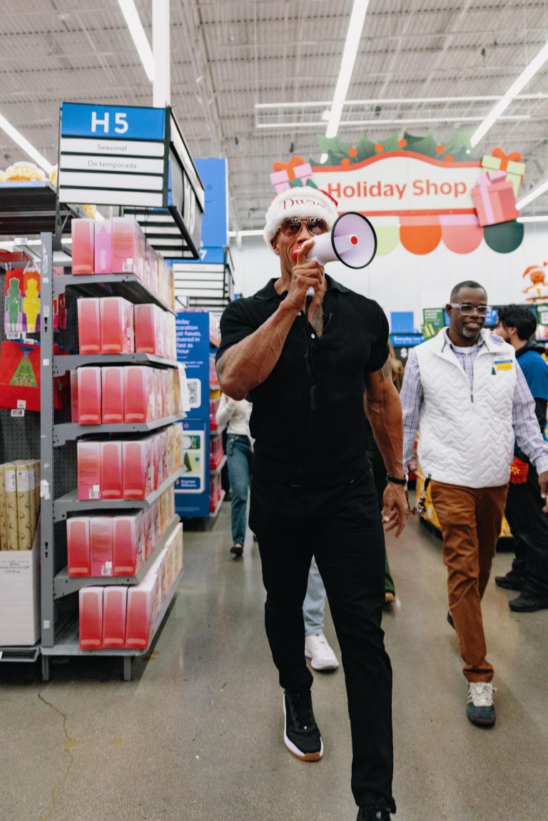 Dwayne "The Rock" Johnson Surprises YMCA Families with Gifts at Walmart ...